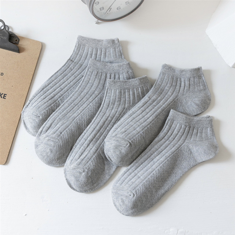 PURE COTTON BREATHABLE MEN’S GREY SOCKS - OFF BEAT